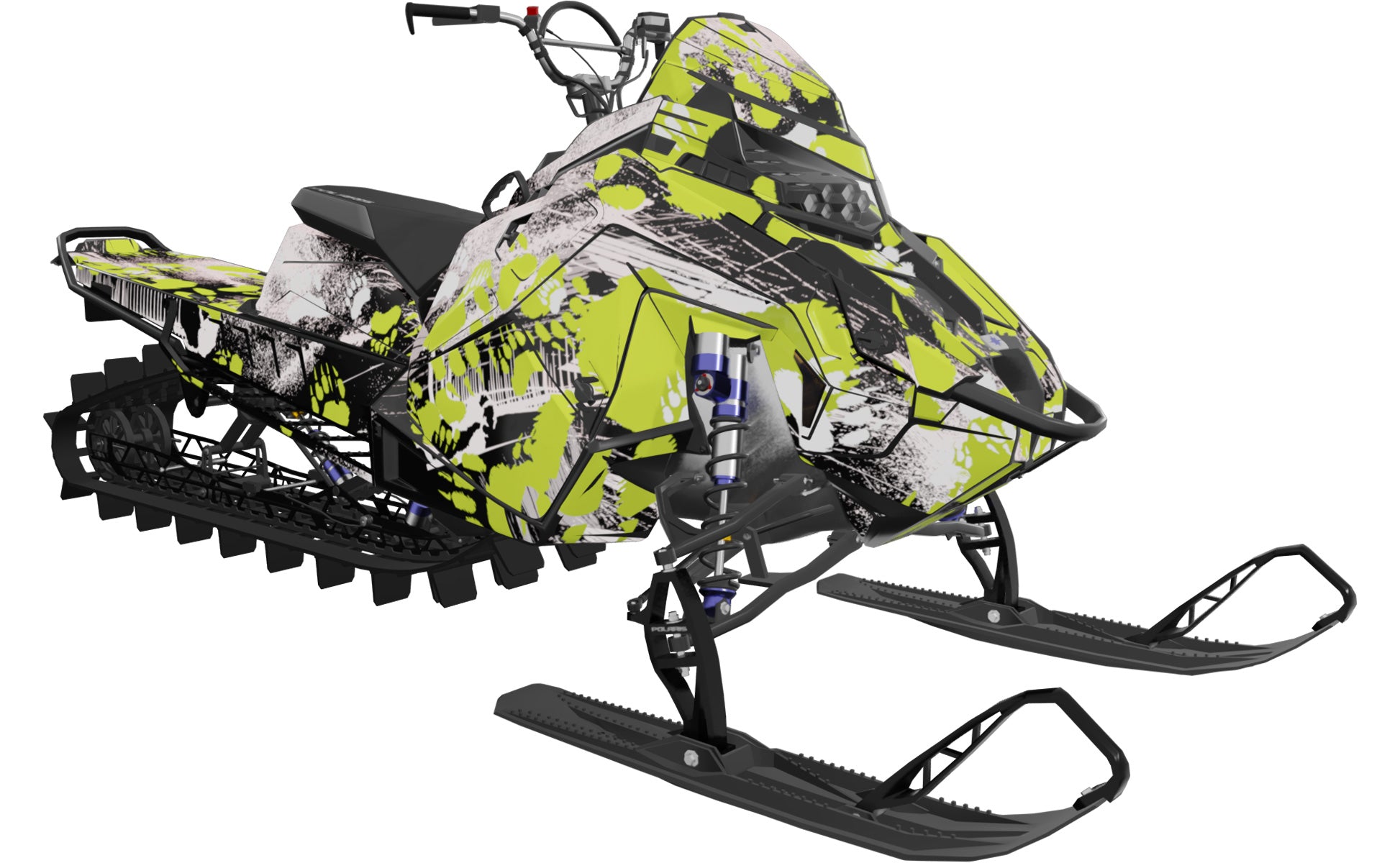 Kodiak \\ Polaris Matryx Sled Wrap 3D Vitural Customization