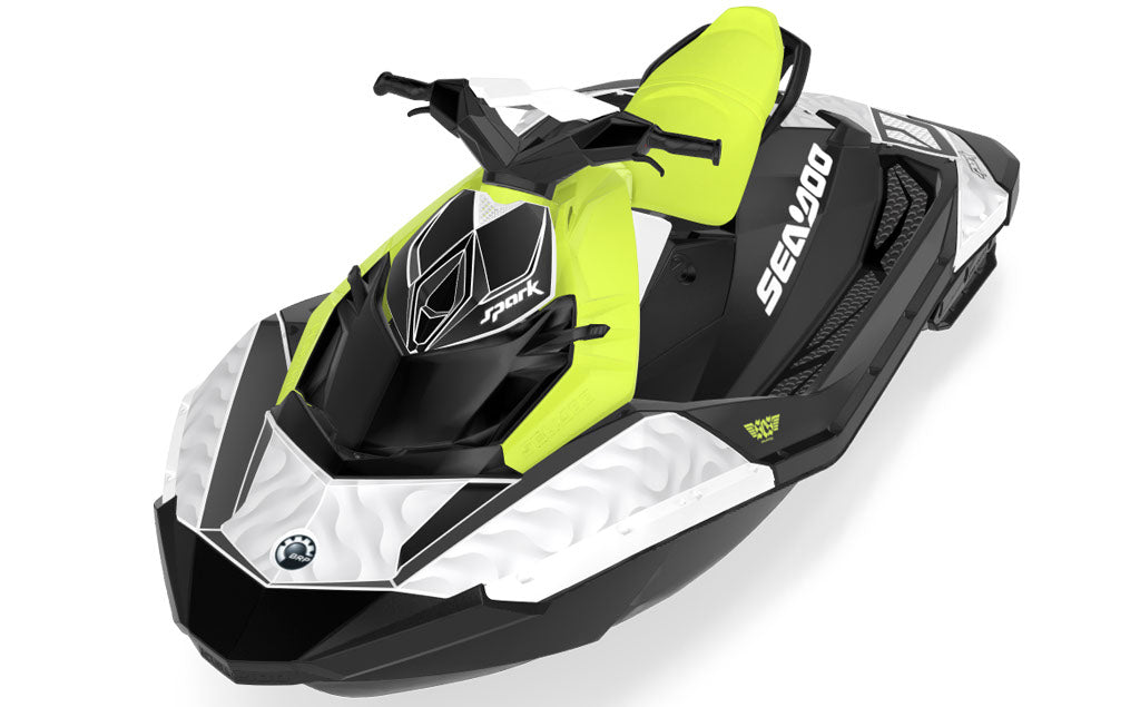 Shore Sea-Doo Spark Graphics Black Red Max Coverage