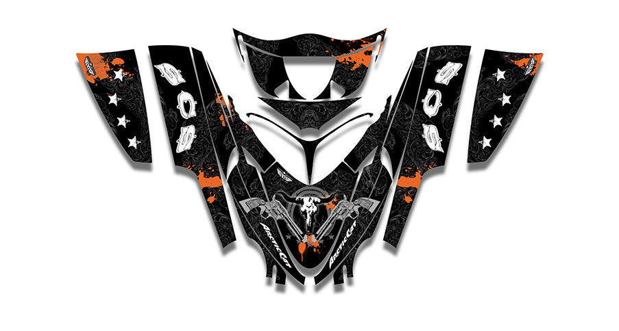 Gun Slinger | Arctic Cat M-Series Crossfire Sled Wraps