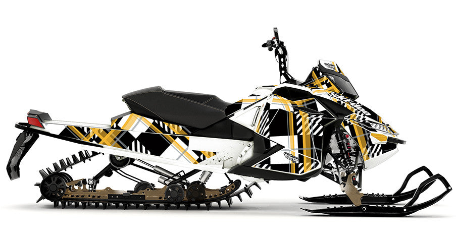 Plaid Out Ski-Doo REV-XP Sled Wrap Decal