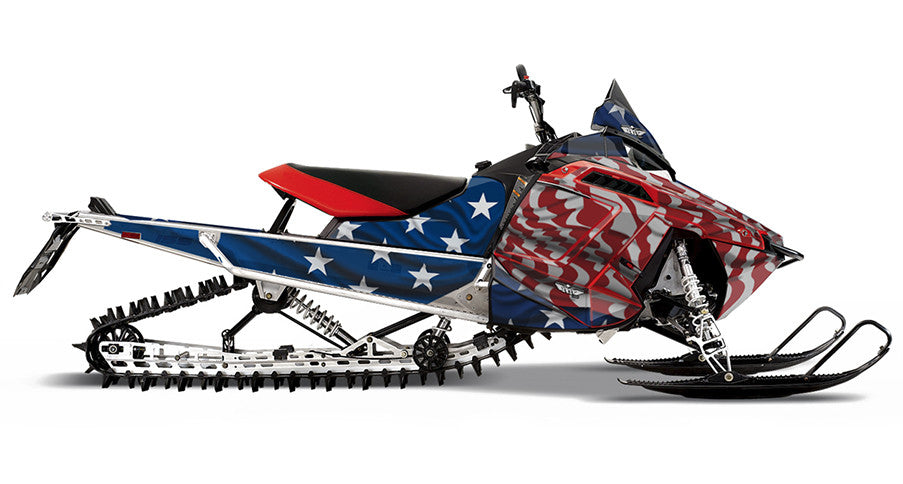 Screaming Freedom | Polaris Snowmobile PRO-RMK Sled Wrap & Graphics