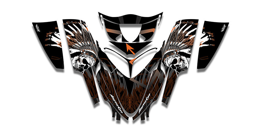 Warrior | Arctic Cat M-Series Crossfire Sled Wraps